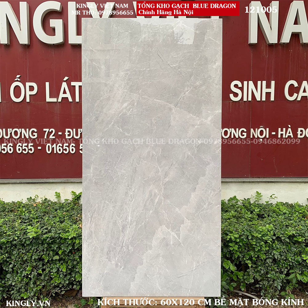 Gạch vân đá xám ghi 60x120 Blue Dragon 121006 Loại A1