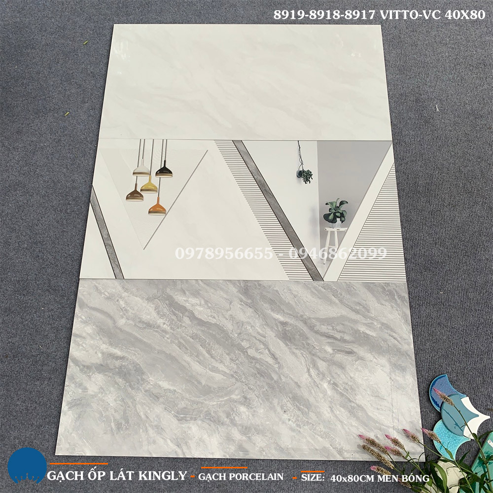 Gạch VITTO 40X80 8919 -8918- 8917 | Gạch ốp tường 40x80 VITTO